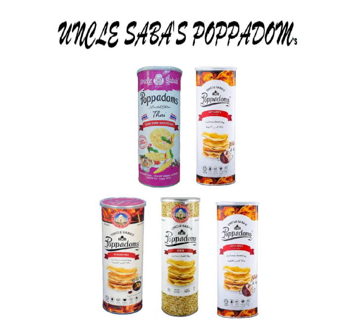 UNCLE SABA'S POPPADOM'S 60G | Lazada