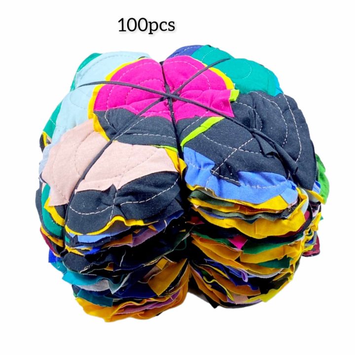 50pcs / 100pcs Round Basahan Bilog Basahang Panglinis Cleaning Cloth ...