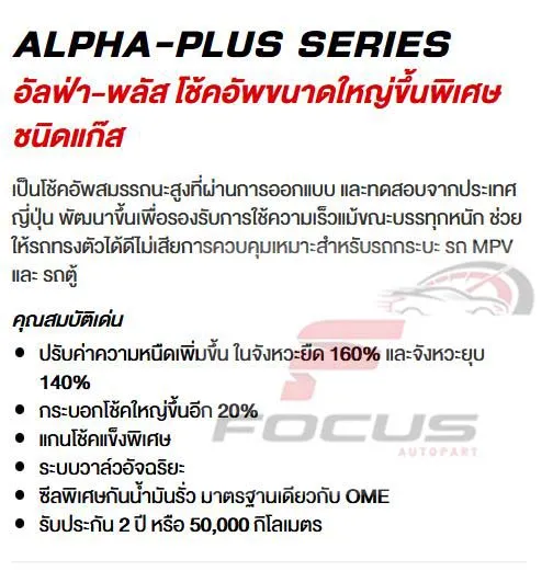 Tokico โช้คอัพหลัง Mitsubishi Pajero Pajerosport ปี08-14 Alphaplus / โช๊คอัพหลัง โช้คหลัง Pajero ...