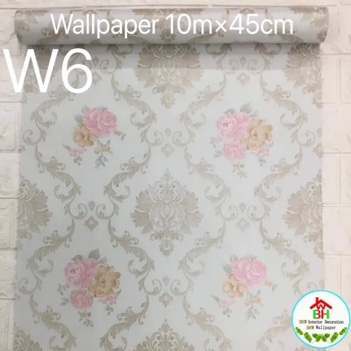 New product☍☒ Wallpaper BHW Adhesive wall paper sticker pvc W6 | Lazada PH