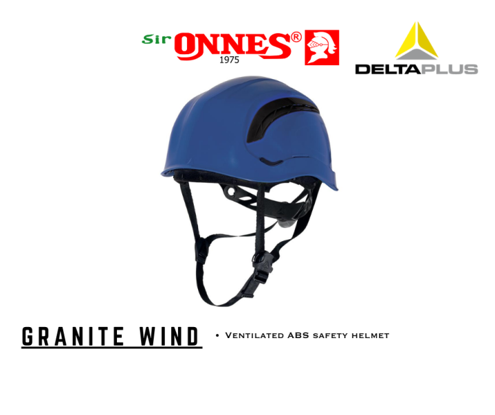 Delta Plus Granite Wind, Safety Blue Hard Hat, Safety Helmet, Original ...