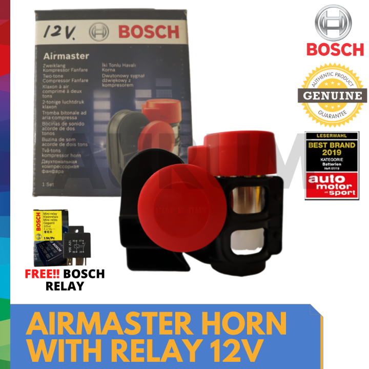 Bosch Airmaster Horn with relay 12V made in italy | Lazada PH