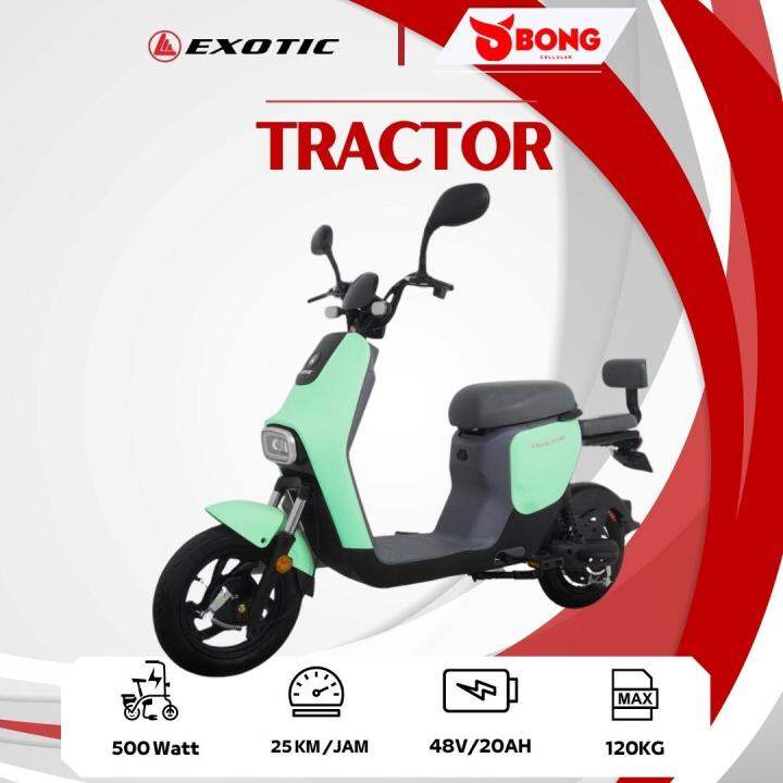 BARU SEPEDA LISTRIK EXOTIC TRACTOR 500 WATT GARANSI RESMI | Lazada ...