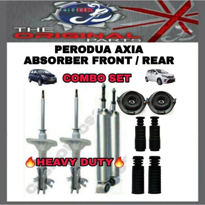 KYB RS / QHUK PERODUA AXIA ABSORBER FRONT / REAR + BOOT + MOUNTING ...