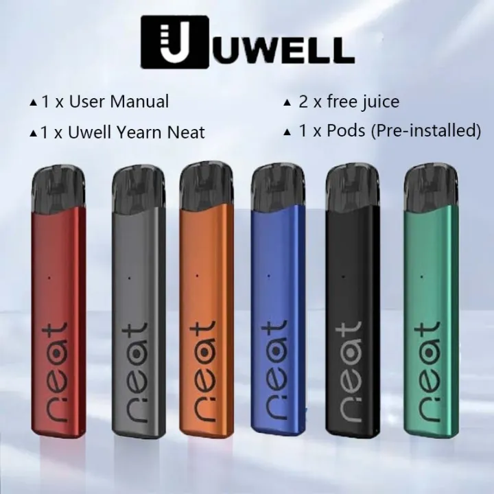 Vapesmoke Full Set Original Uwell Yearn Neat 2 Pod Rechargeable Starter ...