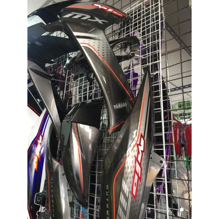 ชุดสีมีโอ115(MIO Z)รุ่นไฟ2ตา ( สีเทาเมท ลาบปี10) MIO MX ( 5 ชิ้น พร้อม ...