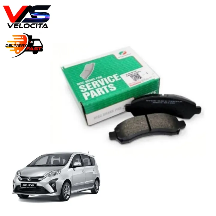 PERODUA BRAKE PADS FRONT ALZA 2014 + GENUINE PARTS | Lazada