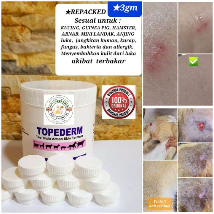Anti fungus cream ubat 3gm / luka / kurap / skin / kulit/ wound ...