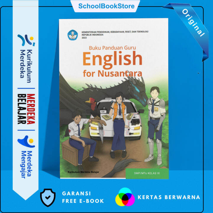Buku Bahasa Inggris Kelas 9 SMP Kurikulum Merdeka Belajar / Buku Pelajaran ENGLISH FOR NUSANTARA ...