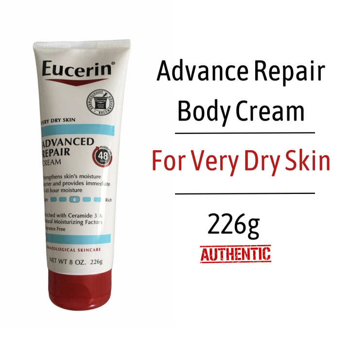 Eucerin Advanced Repair Cream 226g Dermatological Skincare for Very Dry ...