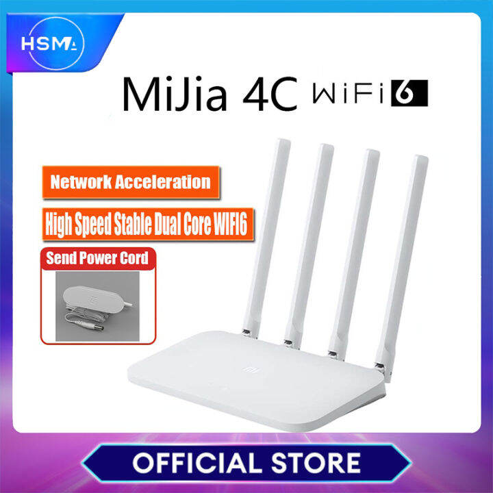 Xiaomi 4C WIFI Router 4C 64 RAM 300Mbps WIFI Router 4 Antennas Band Wireless Routers | Lazada PH