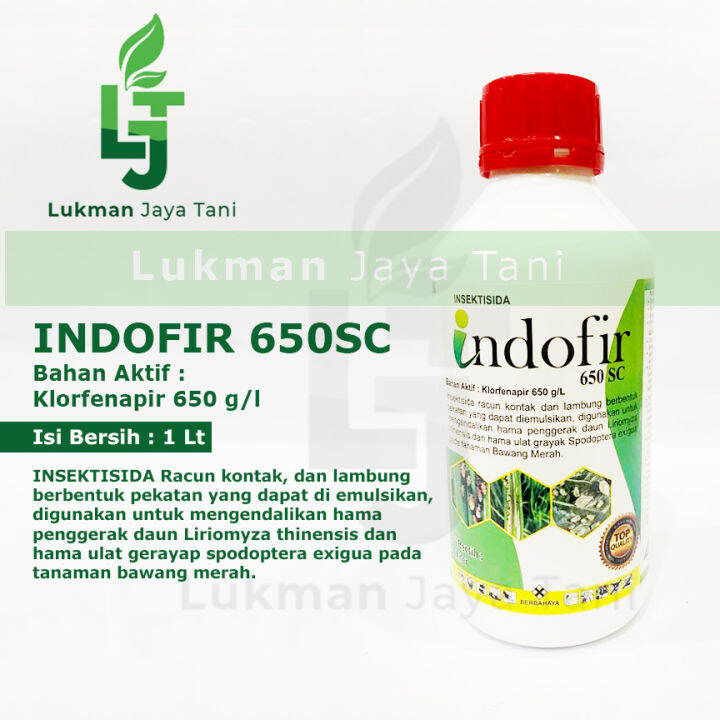 INDOFIR 650SC 1Liter BAHAN AKTIF KLORPENAFYR INSEKTISIDA MENGENDALIKAN ...