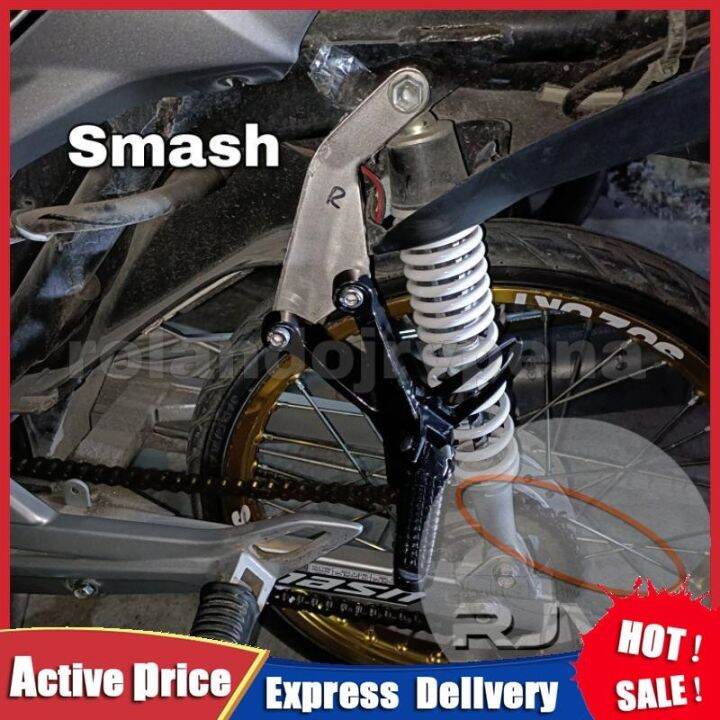 Suzuki Smash Footrest Bracket Pure Stainless set 2pcs | Lazada PH