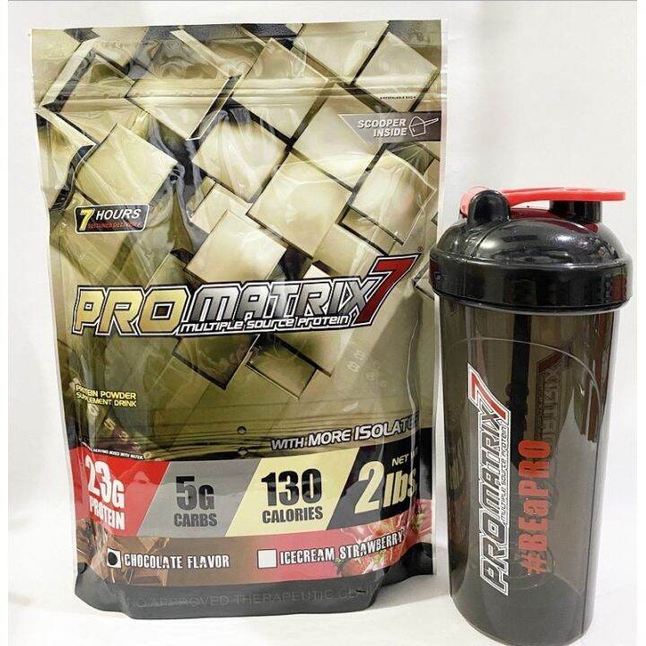 Immediate delivery ProMatrix7 Whey Protein 2lbs With or Without Shaker ...