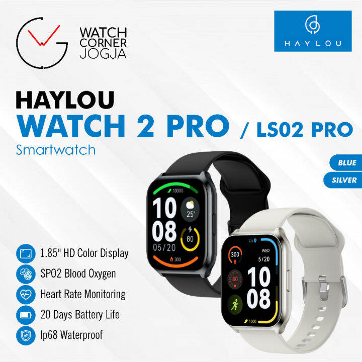 Haylou Watch 2 Pro LS02 Pro Smartwatch SpO2 1.85 inch Bezel ORIGINAL ...