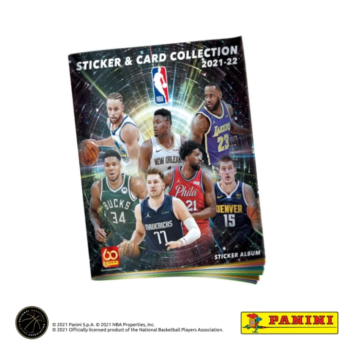 tFmPanini 2021-2022 NBA Sticker & Card Collection Album (with Free Pack ...