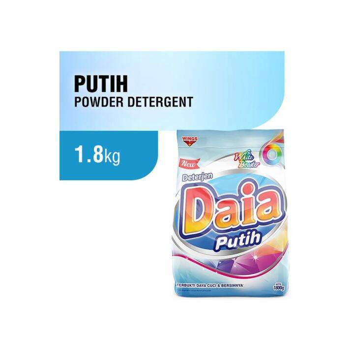 Daia Detergen Bubuk Putih 1,8kg | Lazada Indonesia