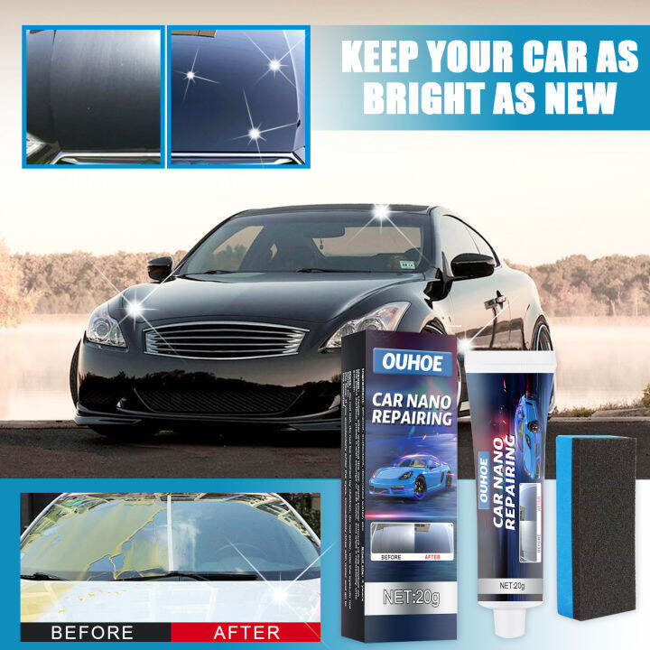 OUHOE Ceramic Car Coating Wax Nano Crystalline Wax Coating Automotive ...