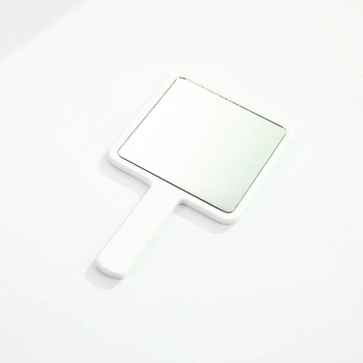 Graceful Handle Mirror Square Makeup Mirror Handheld Vanity Mirror Hand ...