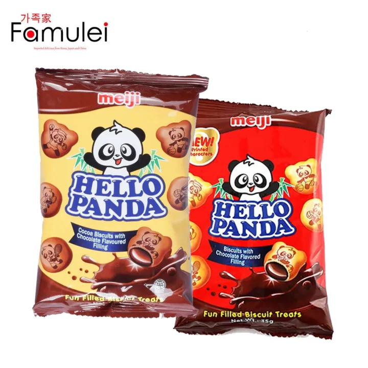 Meiji Hello Panda Filled Biscuits Treats Sachet 35g | Lazada PH