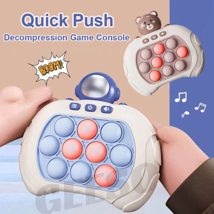 Pop It Game Machine Quick Push Game Console Fidget Toys Educational ...