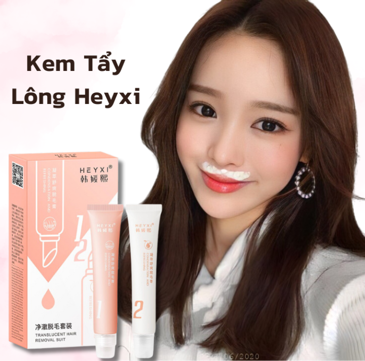 Kem Tẩy Lông, Triệt Lông Ria Mép, Lông Mặt HEYXI Kèm Dưỡng Chính Hãng ...