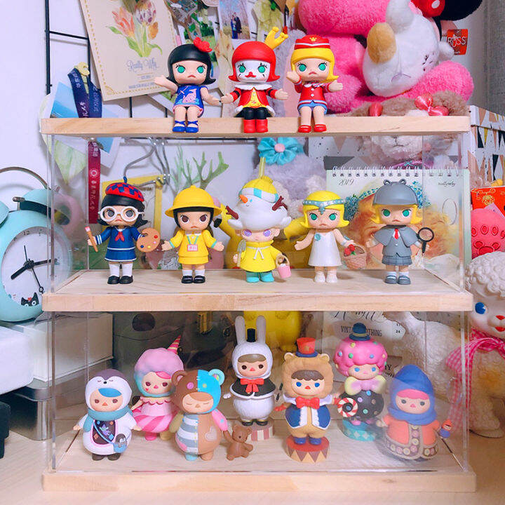 POP MART display box Spongebob blind box rack multilayer music. High ...