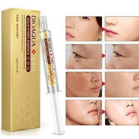 Bioaqua Gold Hydra Essence เซรั่มเอสเซนส์ทองคำ สูตรเข้มข้น 10ml. หน้า ...