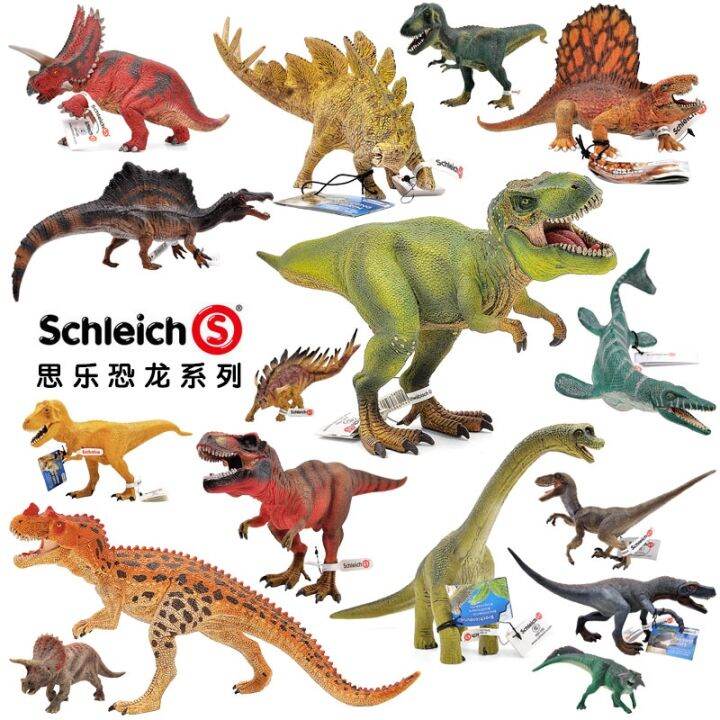 Sile schleich dinosaur century Tyrannosaurus Rex Jurassic Brachiosaurus ...