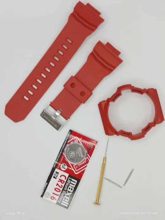 Replacement straps and bezel for Gshock GA200/GA201 - MATTE RED | Lazada PH