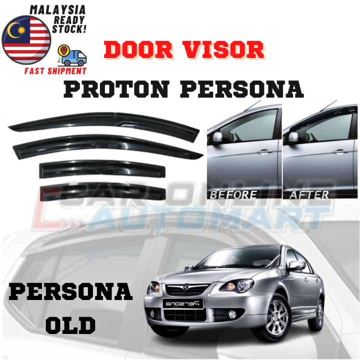 FOR ~ PROTON PERSONA OLD DOOR VISOR SMALL / MUGEN (4 PCS) | Lazada