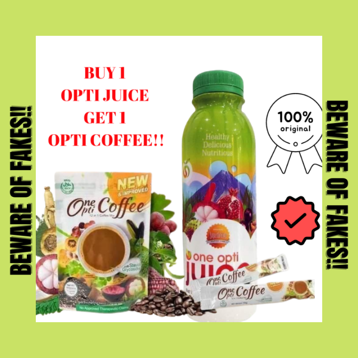 [AC WELLNESS] BUY 1 Opti juice GET 1 Opti coffee New Improved Formula ...