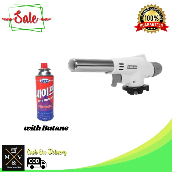 M&V- Torch Gun/ Torch Flame Gun/ Portable Gas Torch Spray Gun Burner ...