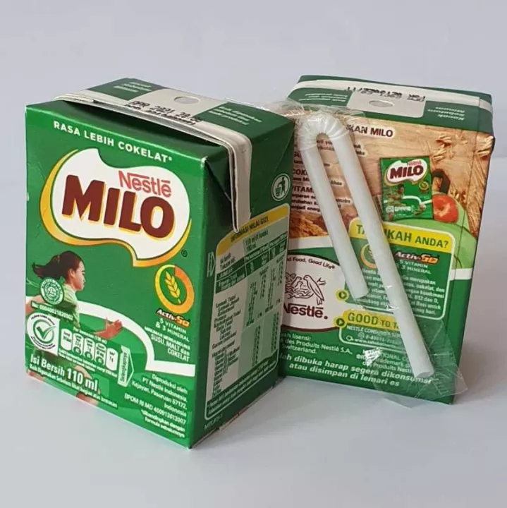 MILO Healthy Drink UHT Cokelat Tetrapack 4 x 110ml | Lazada Indonesia