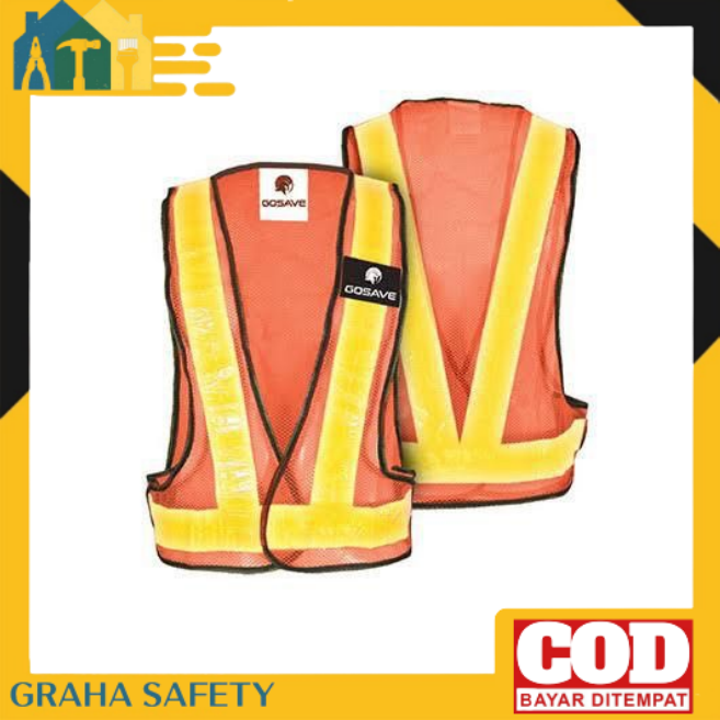 Rompi Safety Jaring V Guard Scotlight Gosave | Lazada Indonesia