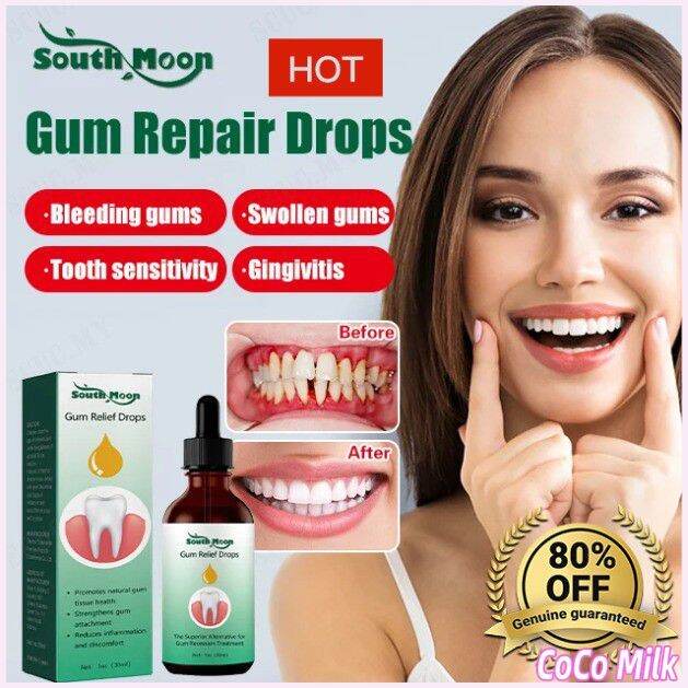 Coco Milk South Moon Gum Repair Drops Gentle Oral Care for Healthy Gums | Lazada PH