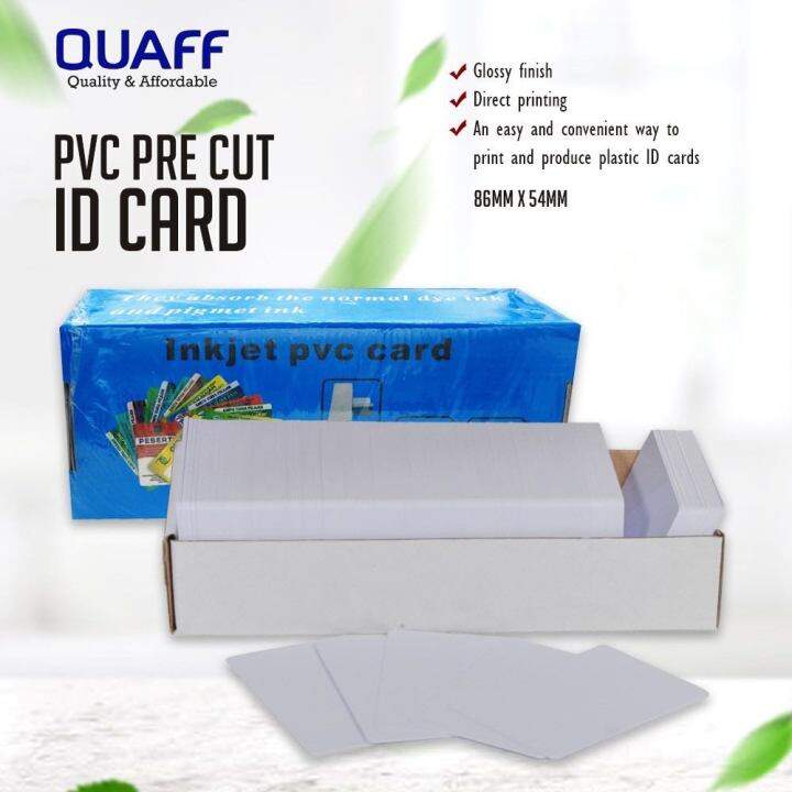Printable PVC Pre-Cut Cards for Direct Printing Using Dye Ink Printers ...