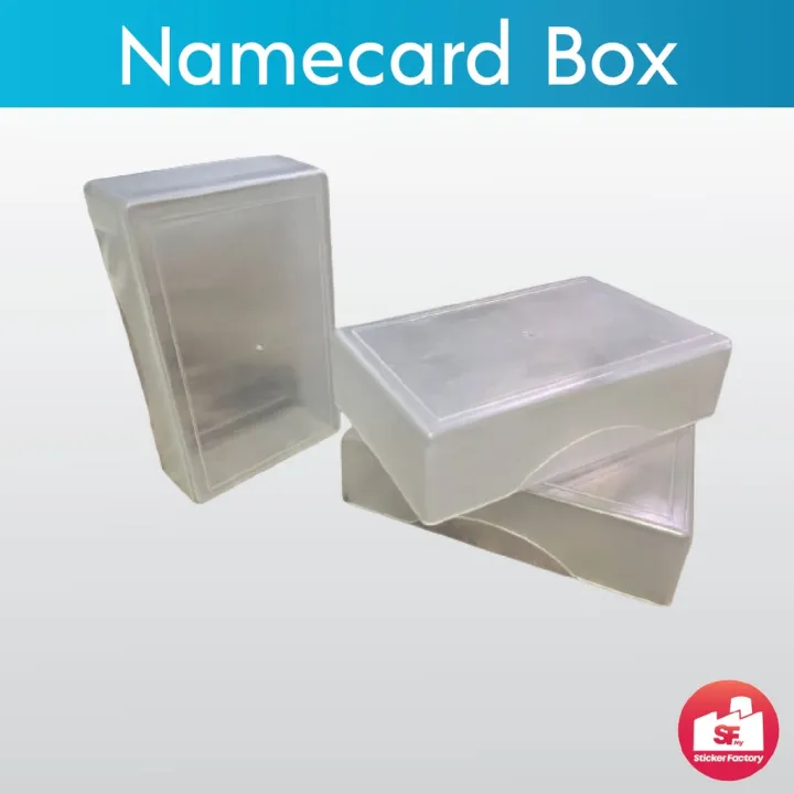 Namecard Box / Business Card box / Plastic Box 54x90mm NO HOLE | Lazada