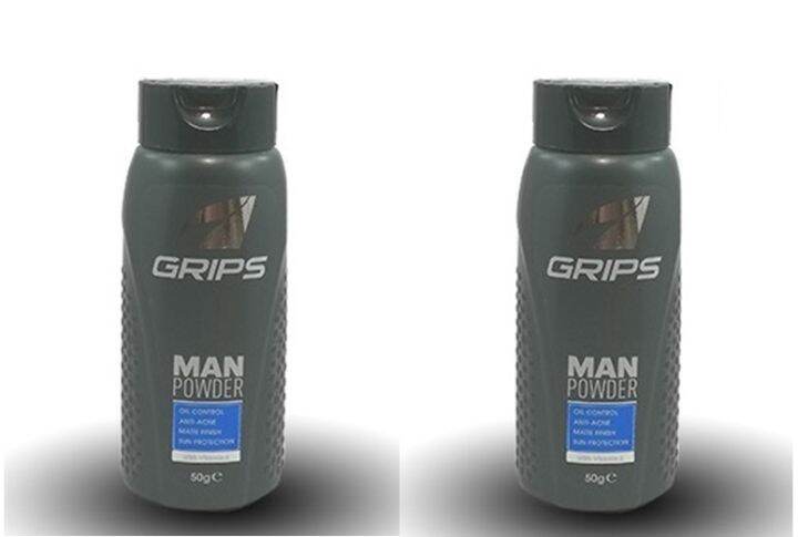 grips Man Powder (50g), 2 pcs | Lazada PH