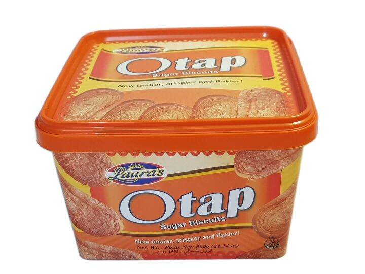 Laura's OTAP Sugar Biscuits, Plain (pack of 1 tub x 600 grams) | Lazada PH