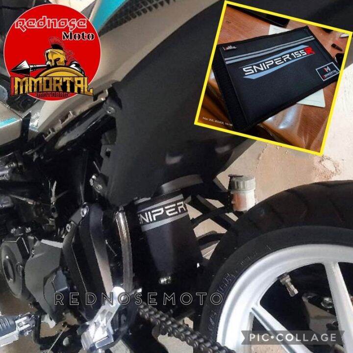 Sniper 155R Shock Cover. Single. TriColor. Free Tool Pouch | Lazada PH