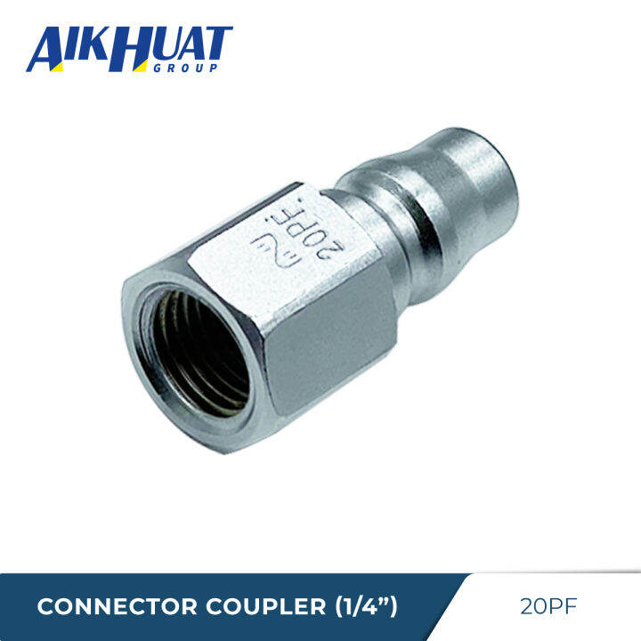 20PF 1/4" Air Quick Connect Coupler | Female Thread | HI-Cupla Fitting ...