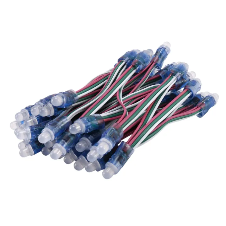 50 X 12mm LED Module RGB WS2811 Digital Pixel Addressable led Strip ...