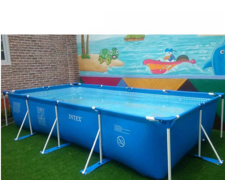 ORIGINAL INTEX FAMILY BIGGEST SWIMMING POOL STEEL PRO | Lazada PH