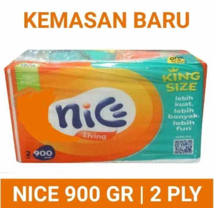 Nice Facial Tissue 900 gram 2 ply - Nice Living King Size Tisu Wajah 2 ...
