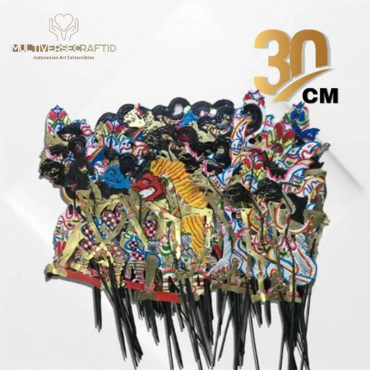 Miniatur Wayang Kulit Asli 30cm Wayang Kulit Mini Asli Ukuran 30 cm ...