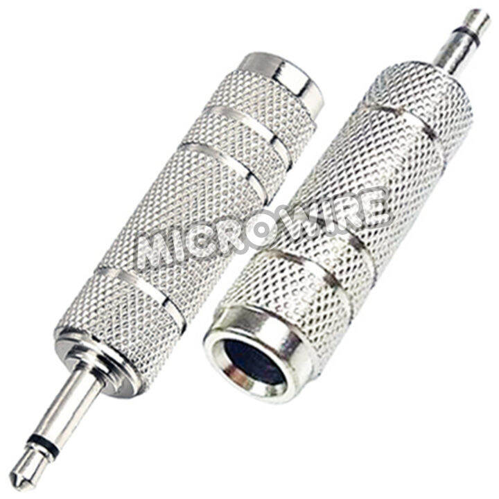 Female PL 6.35mm Jack To Male 3.5mm Mono TS Plug Connector | Lazada PH