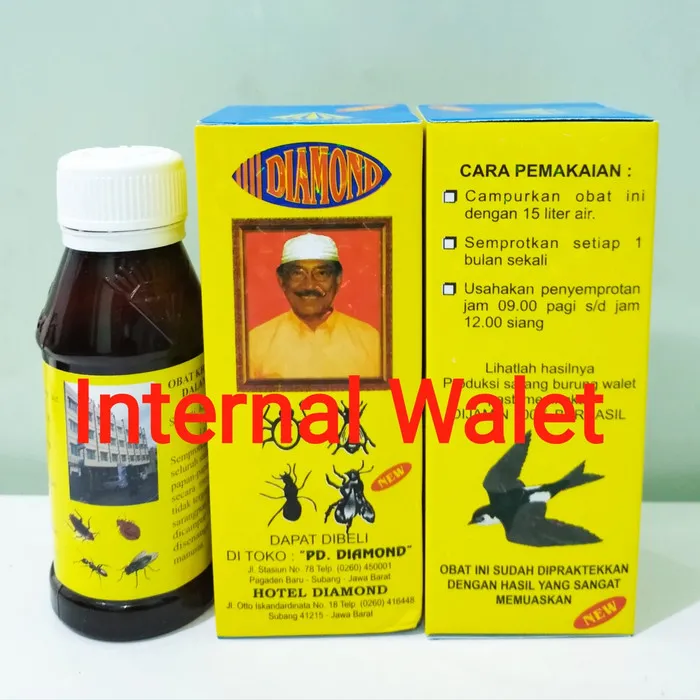Diamond obat khusus pembasmi hama dalam gedung walet | Lazada Indonesia