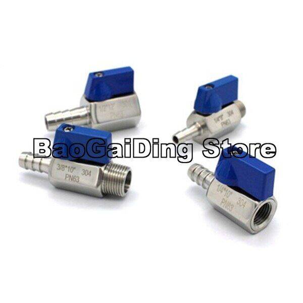 Stainless Steel 304 Mini Pagoda Ball Valve 7mm 8mm 10mm 12mm Female ...