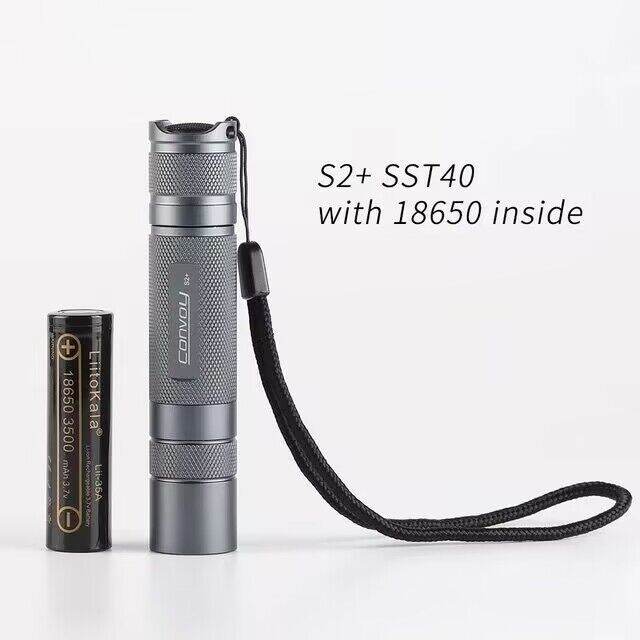 Convoy S2+ with luminus sst40 ,with 18650 battery | Lazada PH